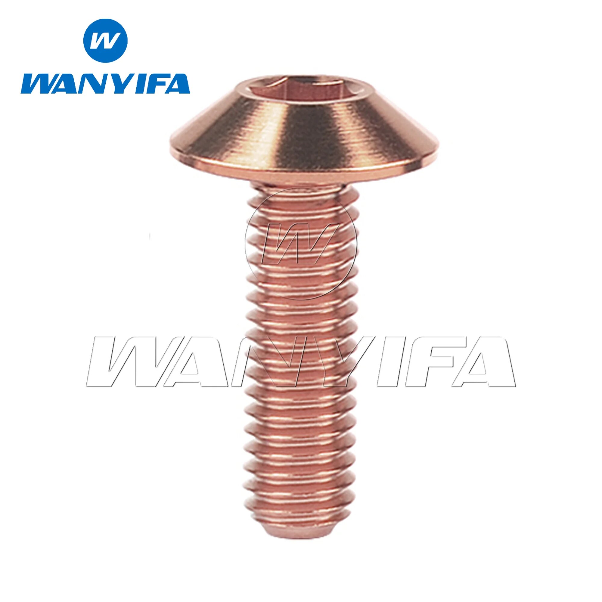 Титановые болты Wanyifa M6 M8 12-35 мм M6, Bronze, 35mm