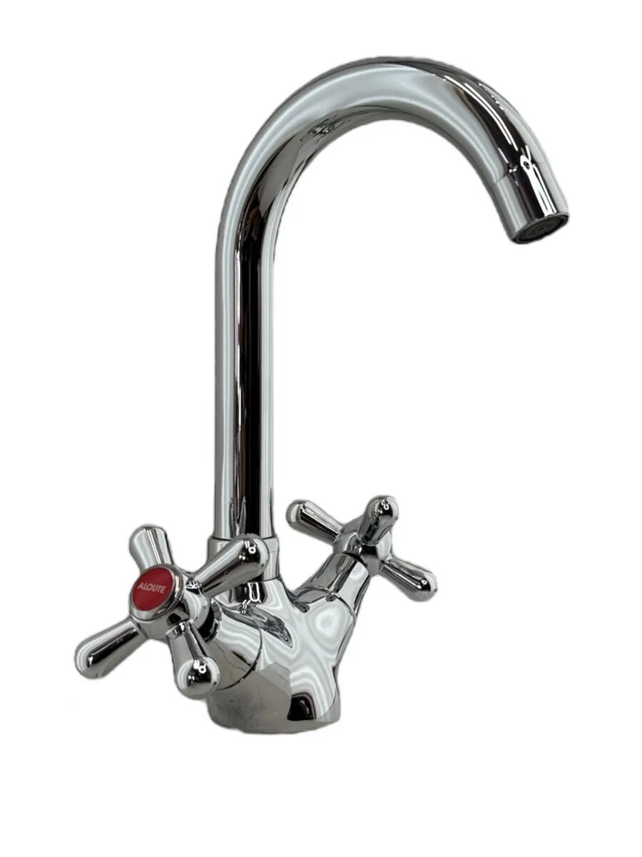 Смеситель для кухни , двухвентильный. Высота 250 мм.