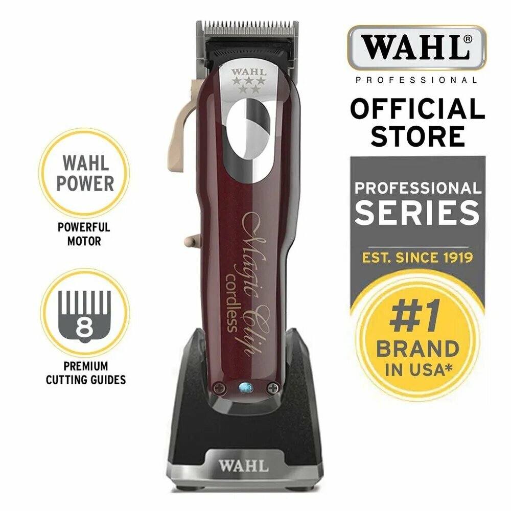 Машинка для стрижки wahl 8148 Red, бордовый