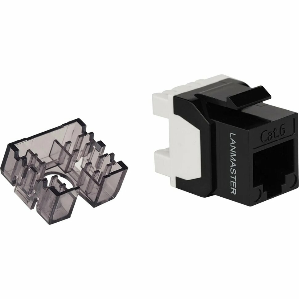 Модуль Keystone LANMASTER ToolLess LAN-TK45U6/180N-BK, 2414405