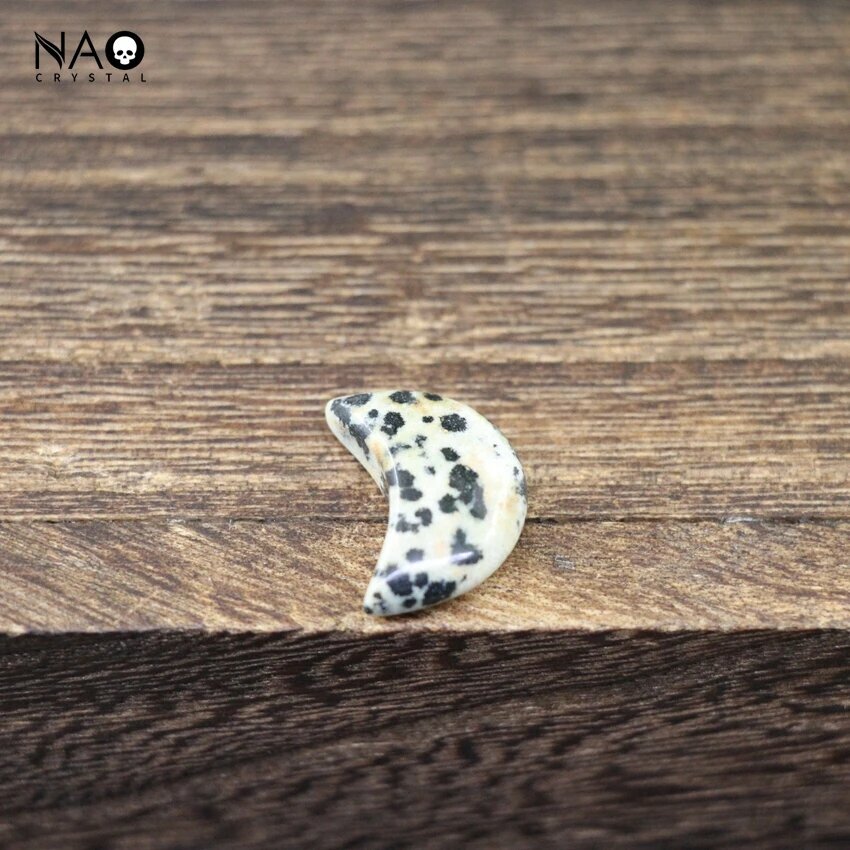 Набор лунных кристаллов из аметиста, обсидиана и кварца Dalmation Jasper