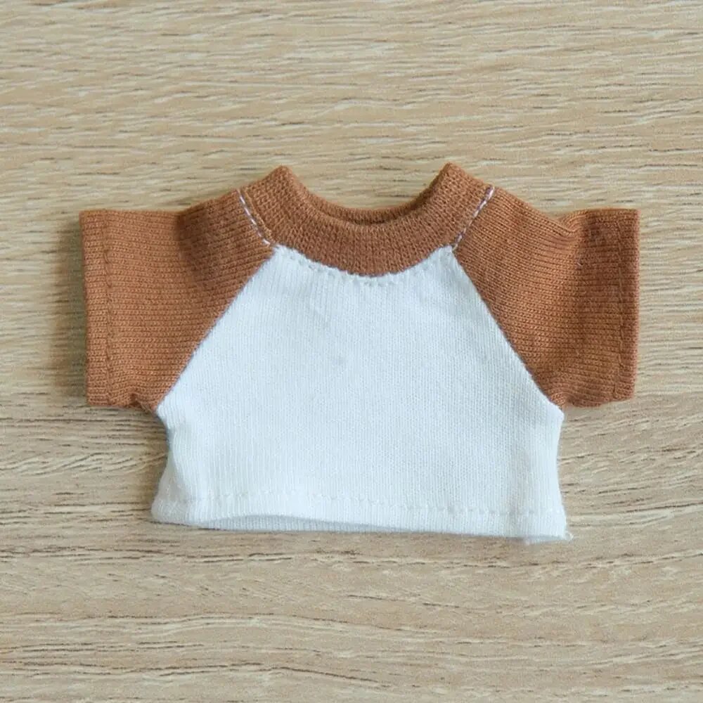 Хлопковые футболки для кукол 15 см, 8 цветов 1