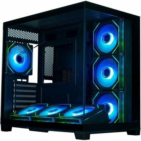 Корпус Xastra QW500 7ARGB-C10-UC, черный