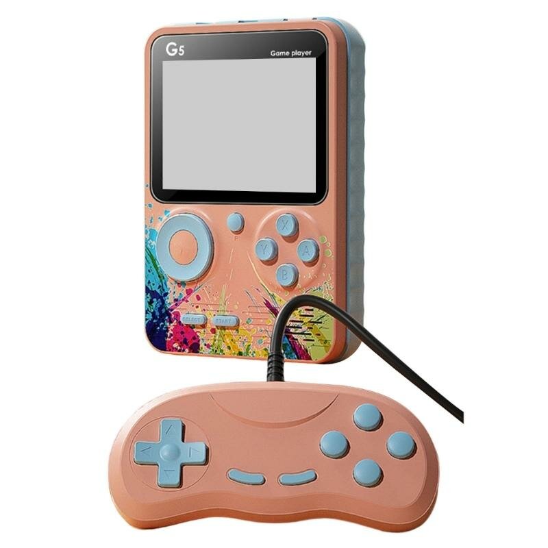 Ретро-миниконсоль с 500 играми, Розовый - 2