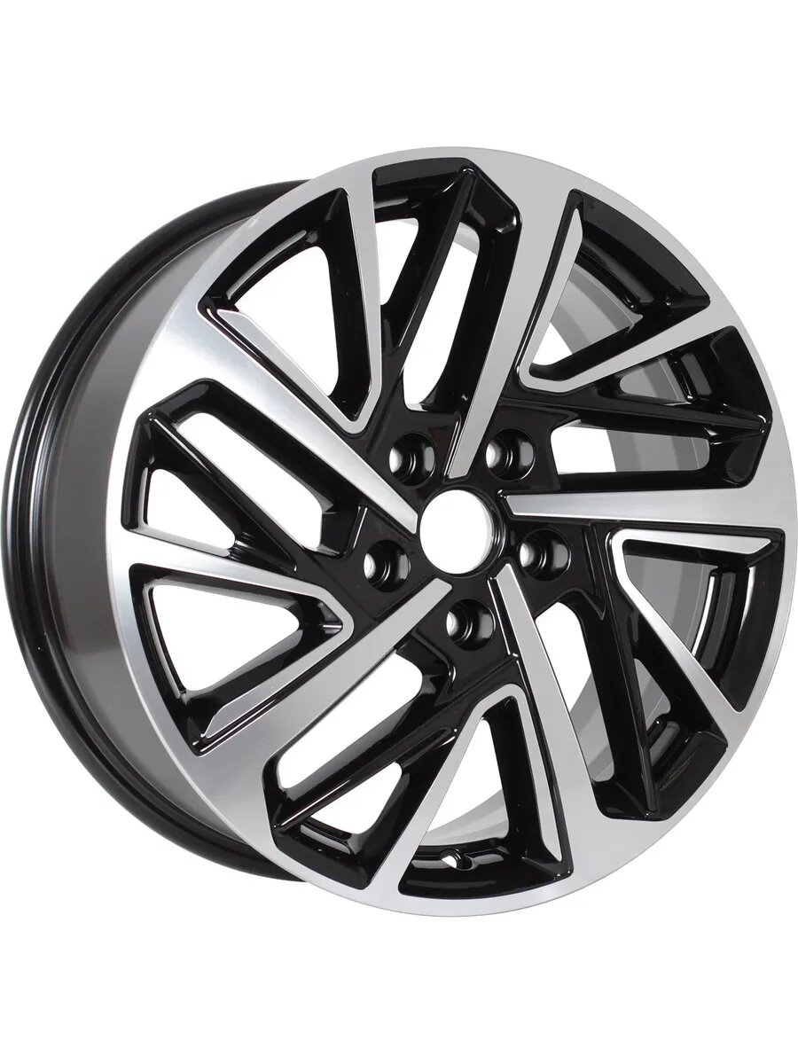 СКАД KL-372 R17 5x114.3 ET40 D66.1 Черный с полировкой
