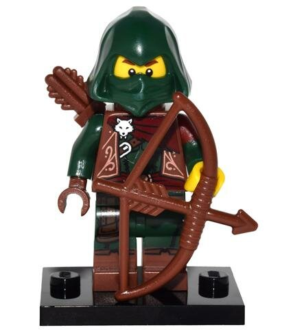 Минифигурка Lego col16-11 Rogue, Series 16 (Complete Set with Stand and Accessories)