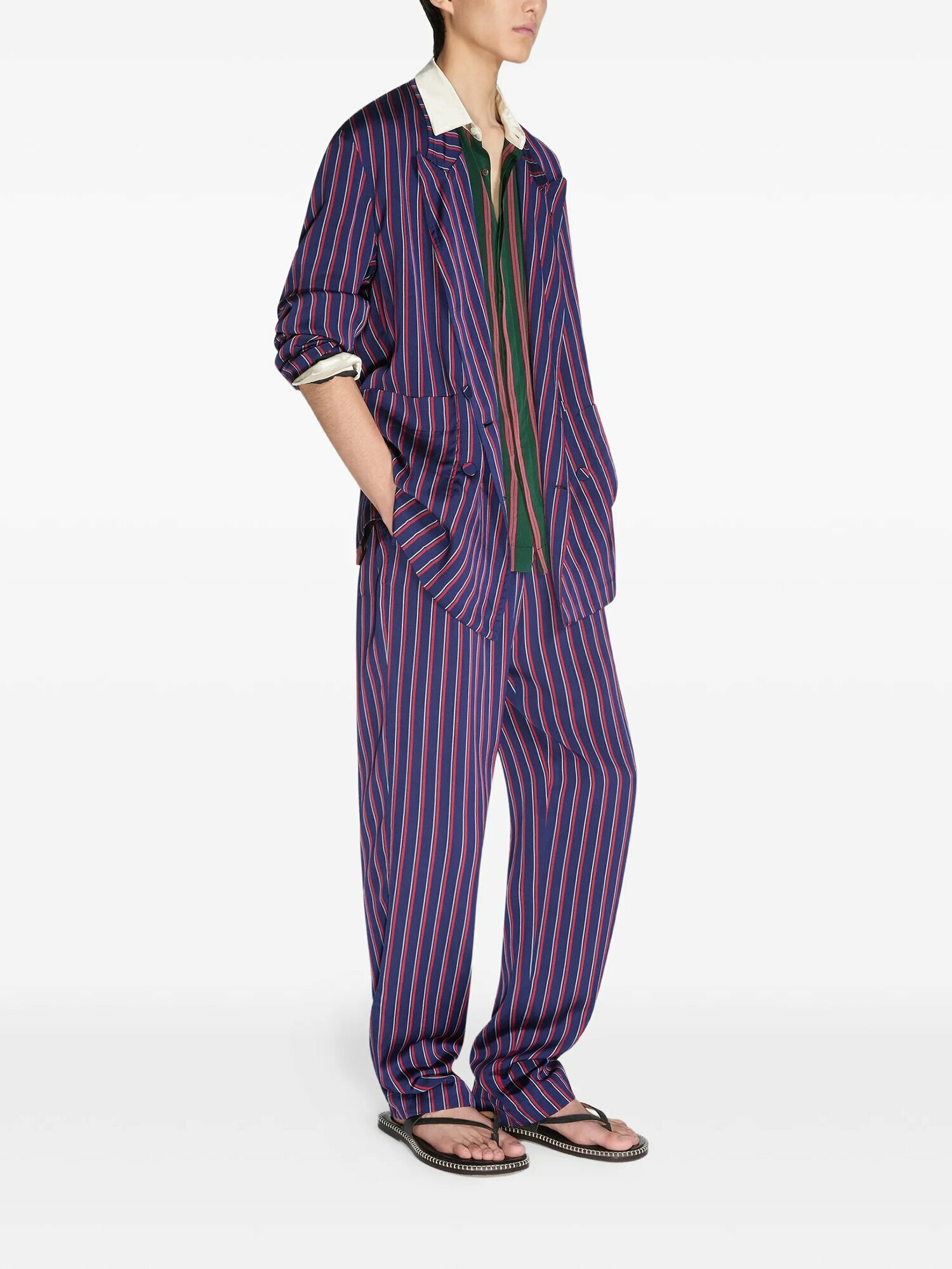 Пиджак Dries Van Noten, размер L, синий — фото 1