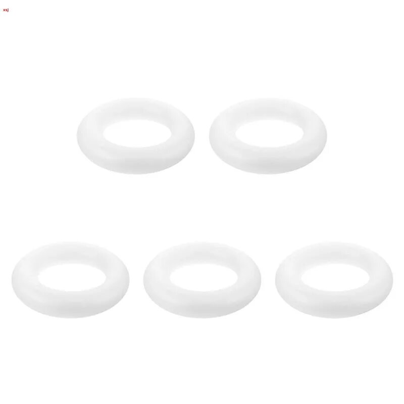 Белые пенопластовые круги для творчества, набор из 5 штук для декора