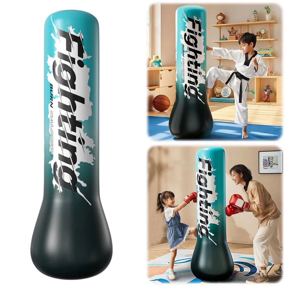 Боксерская груша Fighting, наполнитель вода/песок, для тренировок детей и взрослых, 150 см
