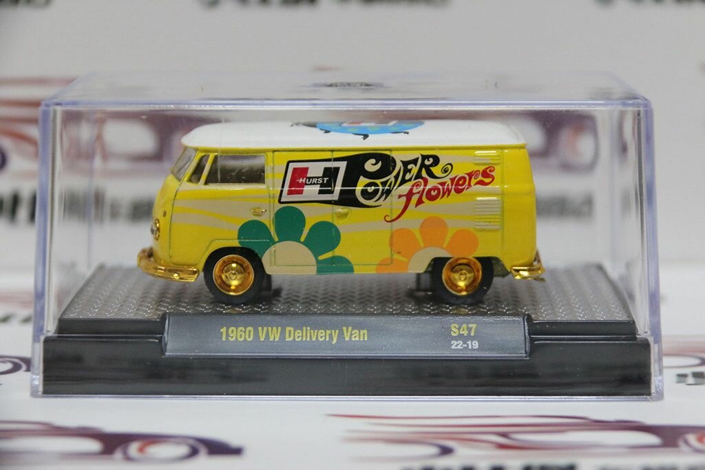 M2 Machines 1:64, литой автомобиль, модель машинки(1960 VW Delivery VanA)