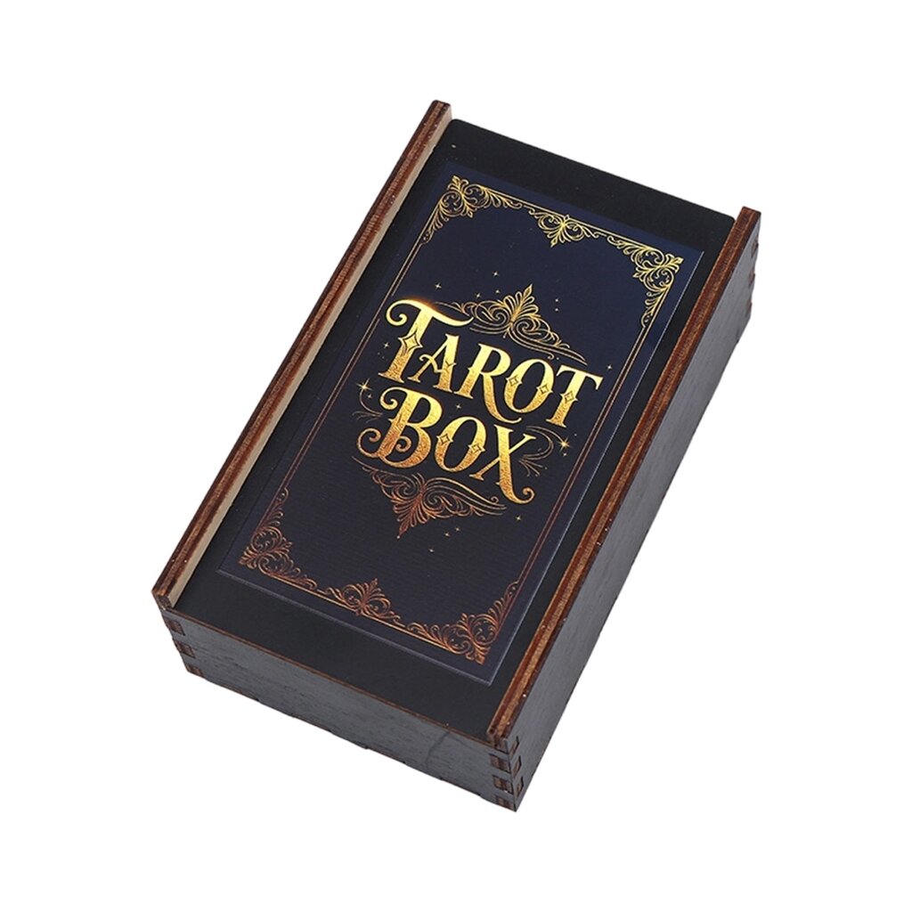 Банка для хранения карт Таро Футляр для карт-органайзеров Таро Пустой ящик для хранения игровых карт