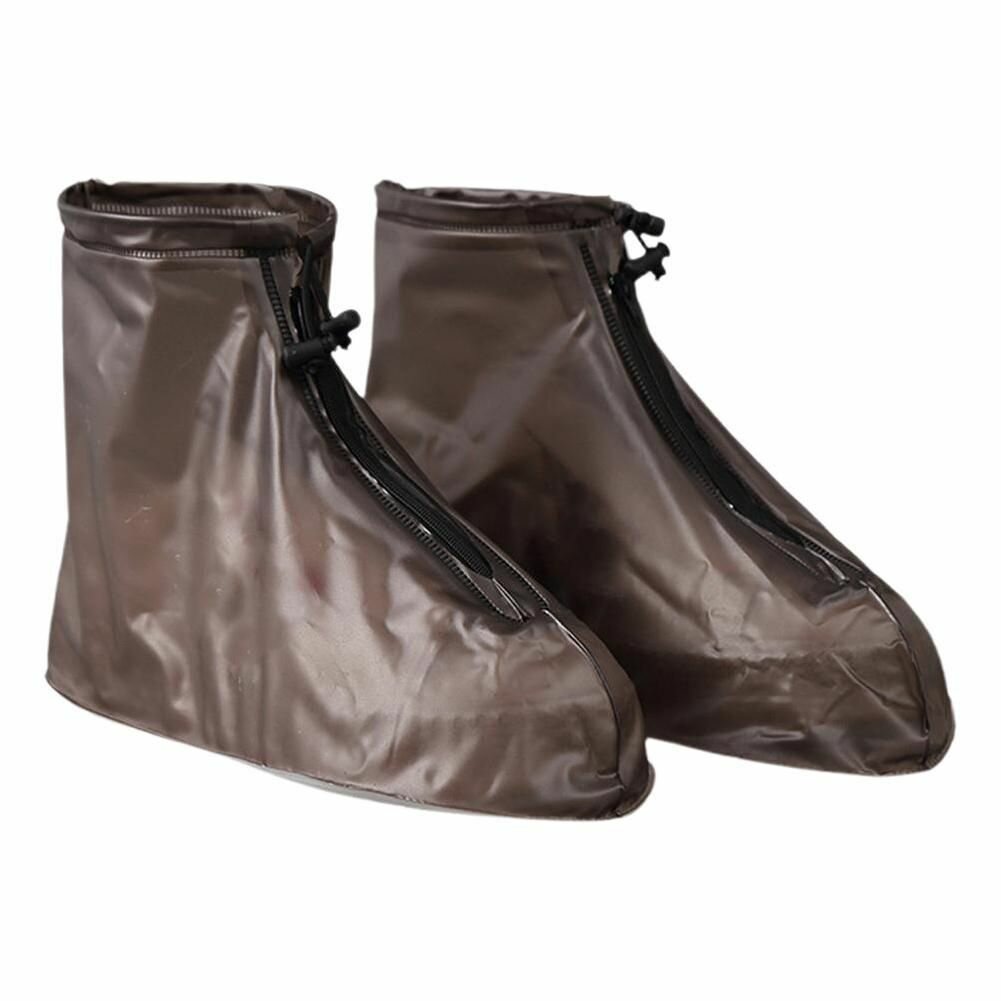 Многоразовые бахилы для обуви от дождя молния спереди с (35-44)