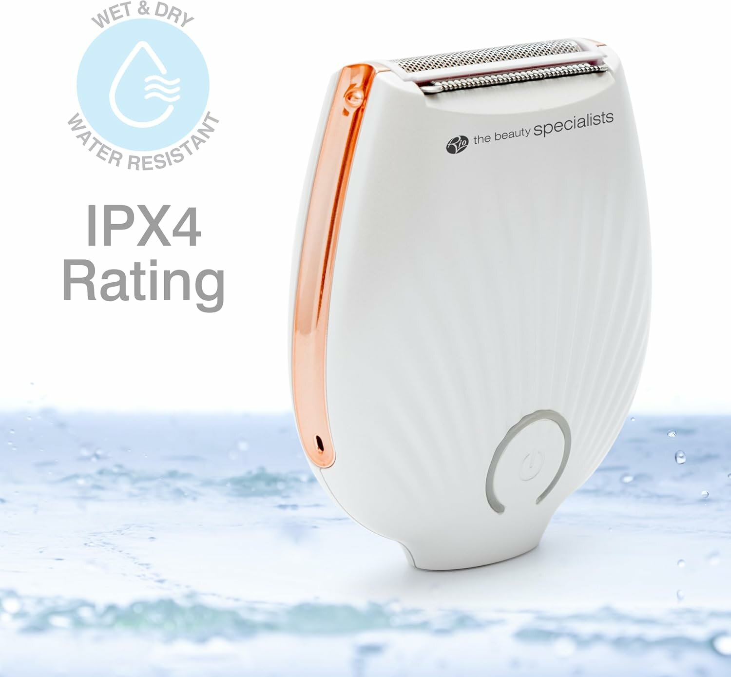 Rio the Beauty Specialists Бритва и триммер Go Smooth Lady Shaver for Women, Bikini Trimmer - White