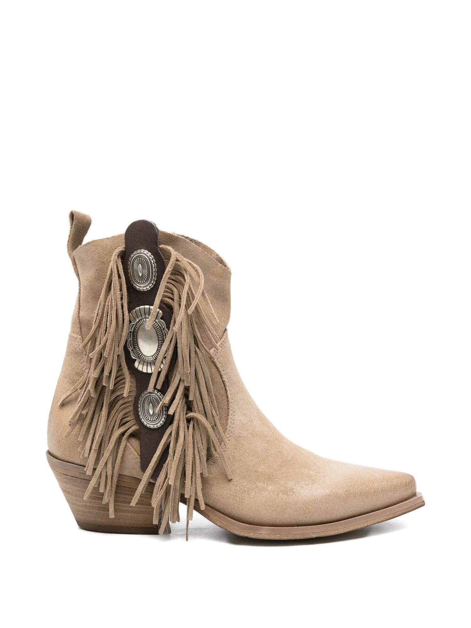 Ботинки Fringed ankle boots