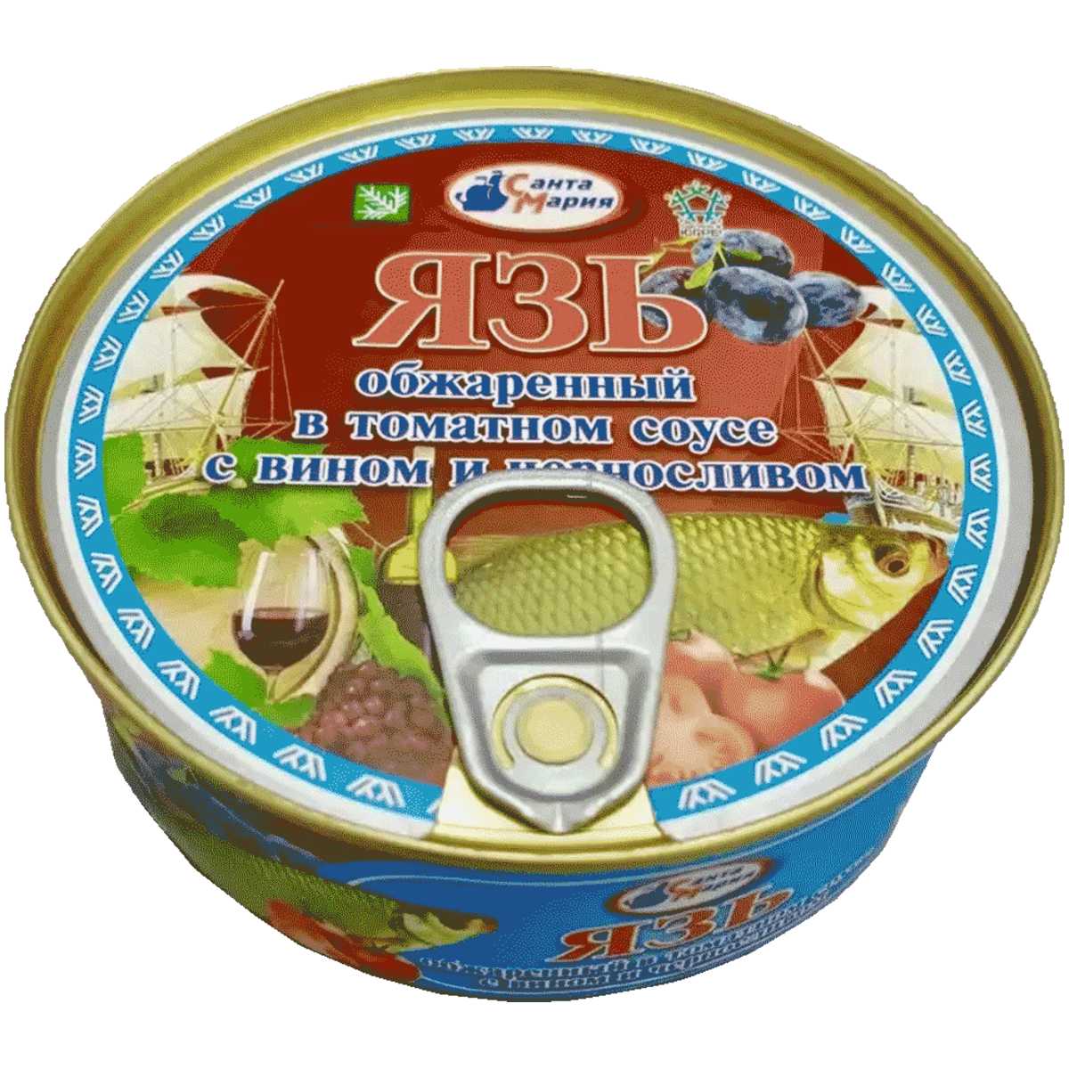 Язь Санта Мария в томатном соусе с вином 230 г