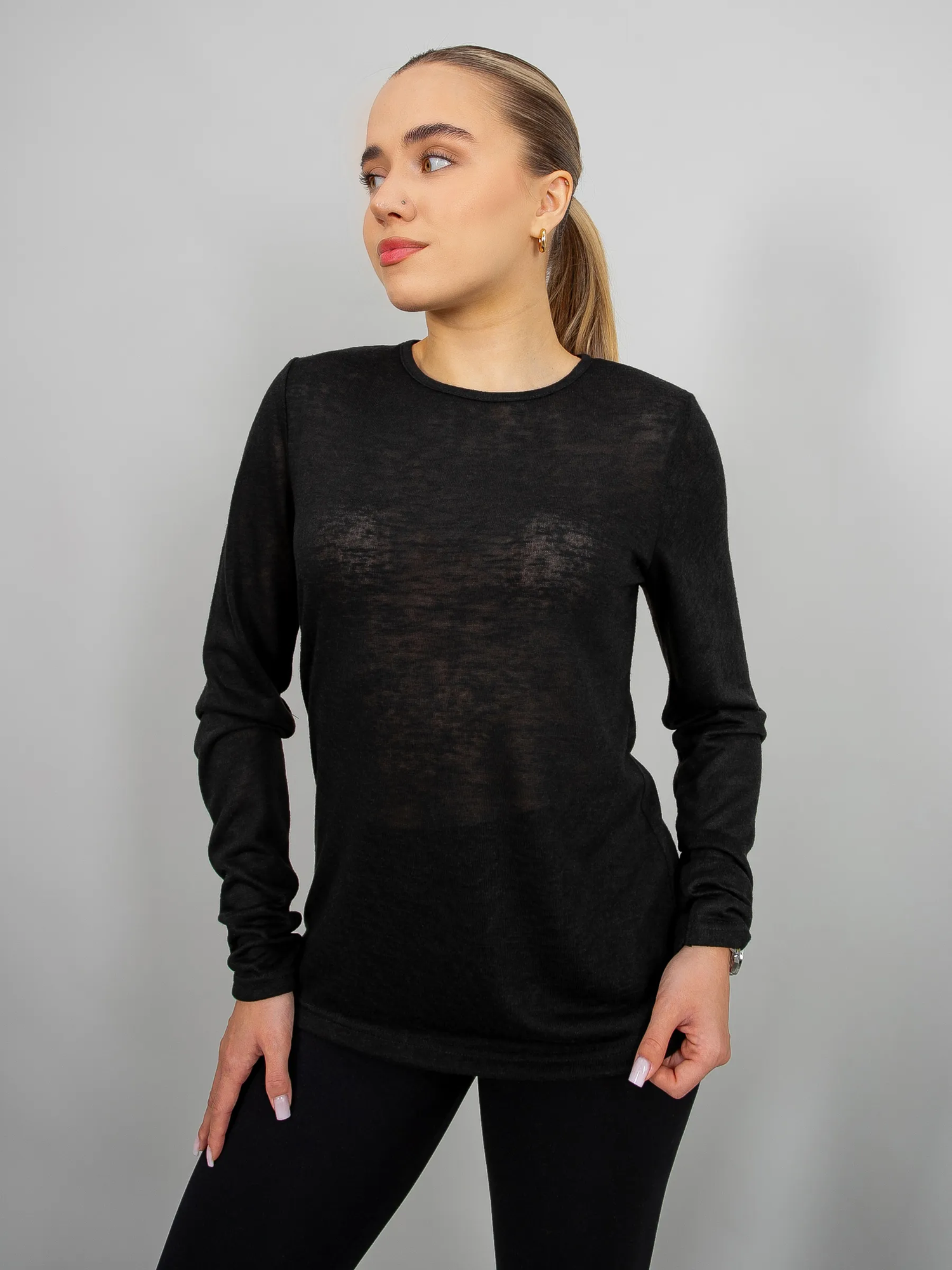 Лонгслив спортивный базовая коллекция