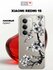 Силиконовый чехол на Xiaomi Redmi 15 / Сяоми Редми 15 с принтом Ветка сакуры сер...