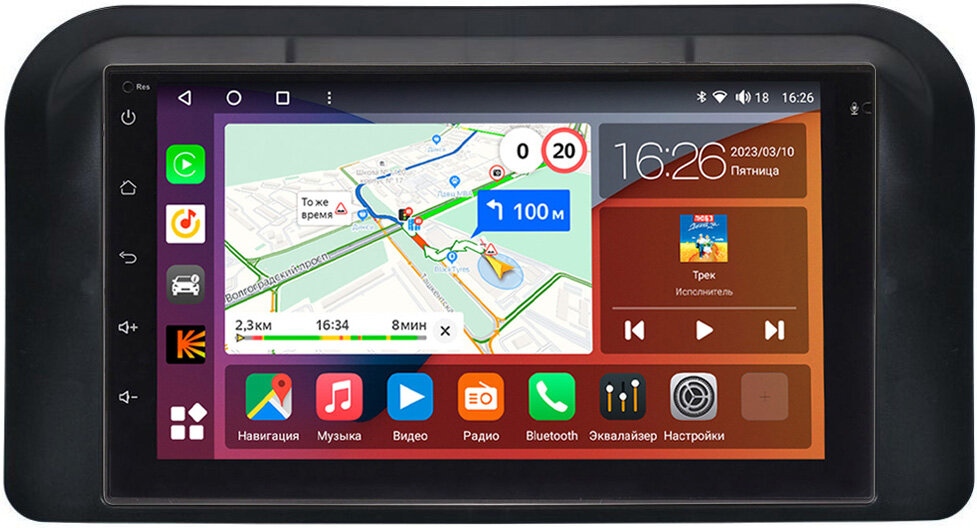Штатная магнитола Lexus LX II 470 1998-2002 Canbox H-Line 4478-RP-TYLC1X-335 Android 10 (4G-SIM, 6/128, DSP, QLed)