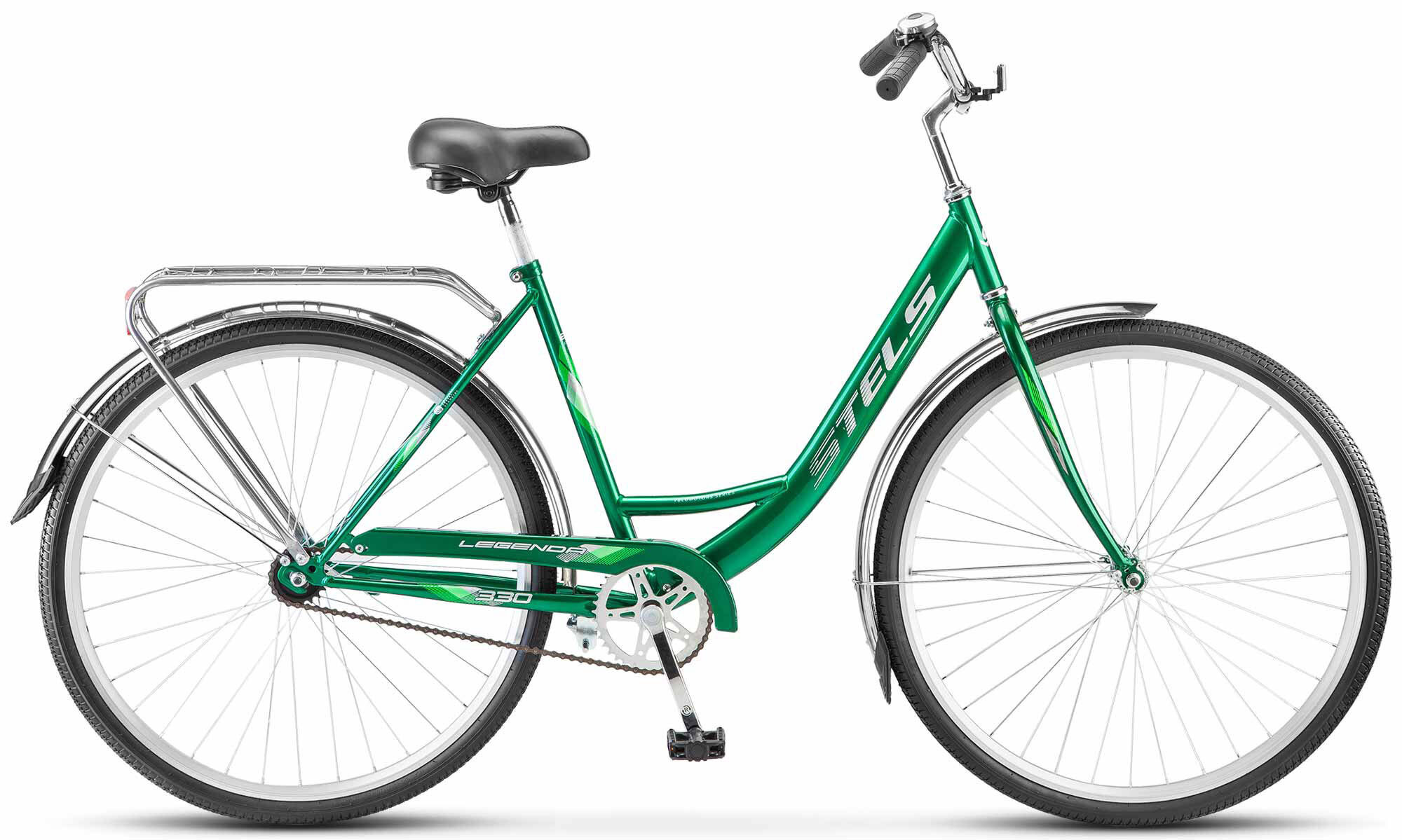 Женский велосипед Stels Legenda 330 Z010 (2025) 20" Зеленый (178-185 см)