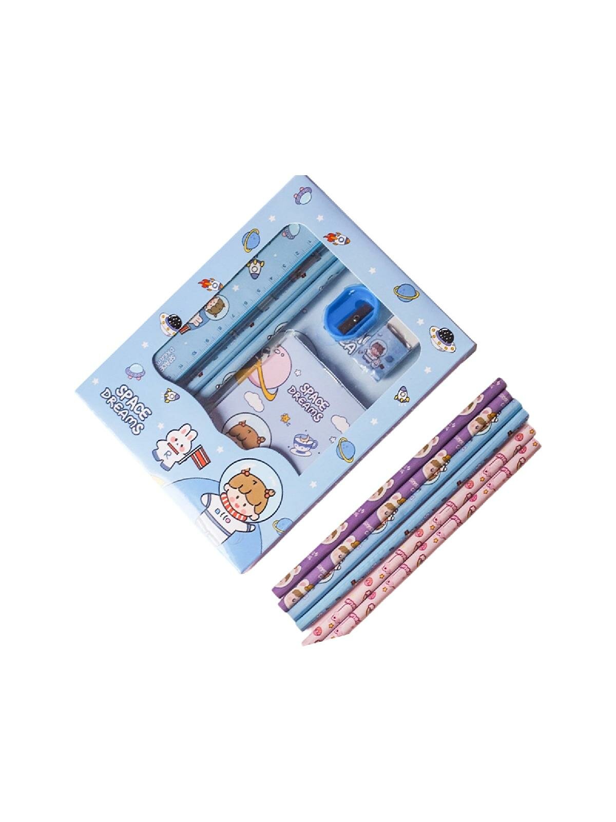 Письменные принадлежности Для творчества Коробка Для хранения Красочный Набор Канцелярских принадлежностей