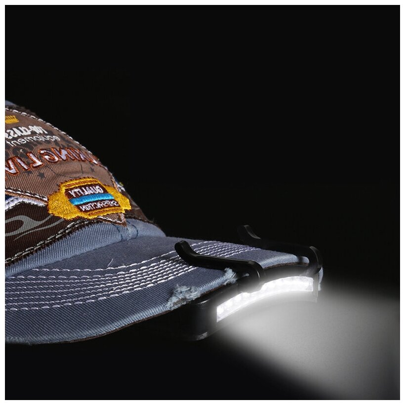 Фонарь для кепки, фонарь козырьковый Сибирский следопыт Альфа