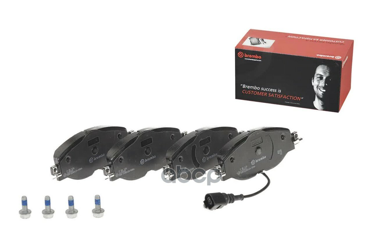 Колодки дисковые передние A3, VW Golf VII 1.2TSI-1.8TFSI/2.0TDI 12> Brembo арт. P85126