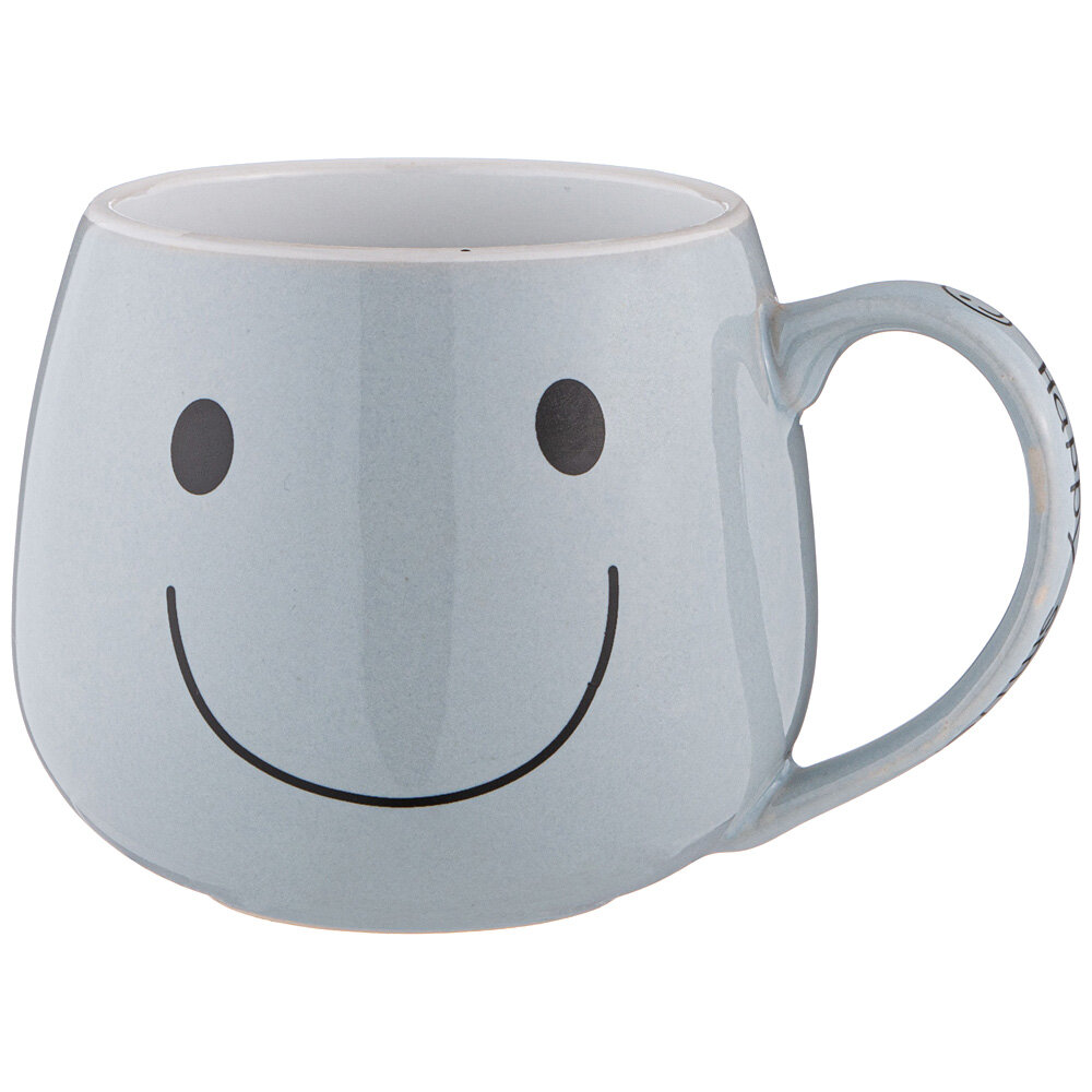Кружка Арти М "Веселый Смайлик", керамика, 300 мл, для посудомойки