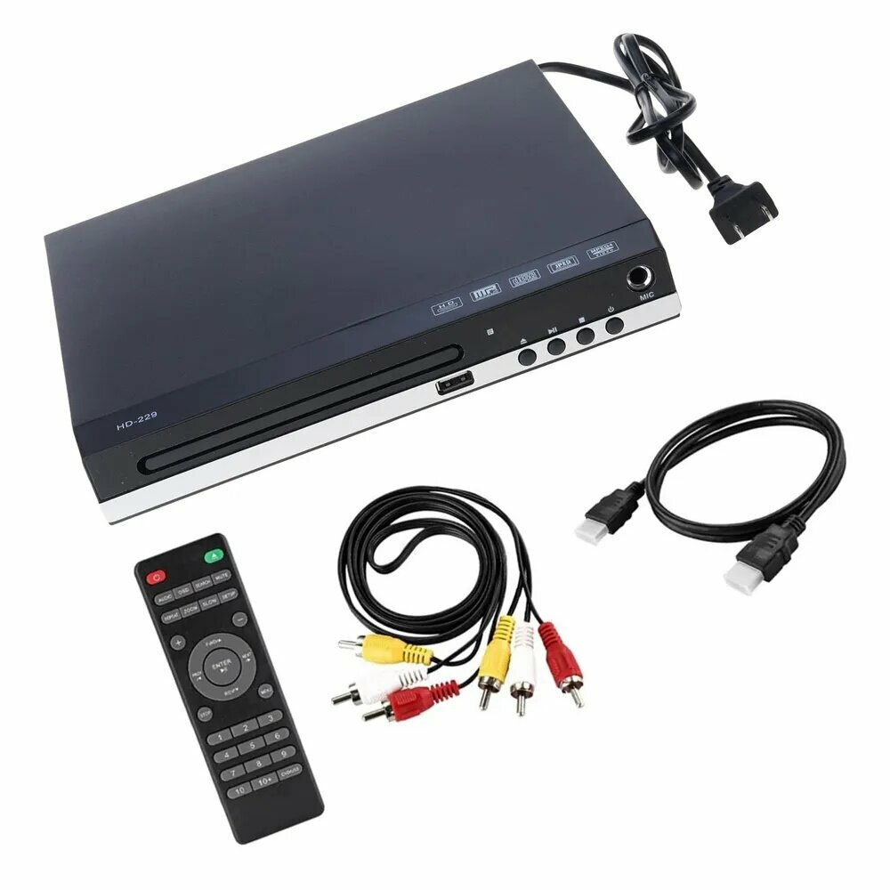 Кассетный DVD-плеер для подключения к телевизору и проектор включается в ваш пол-планета