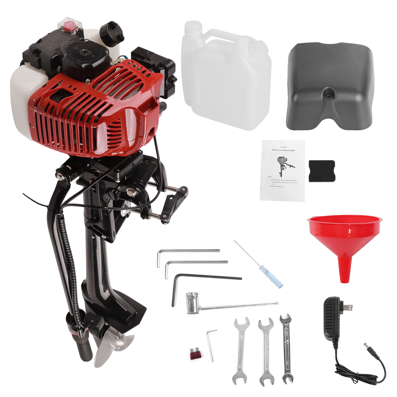 Лодочный мотор 2-тактный 3.6HP с электростартером