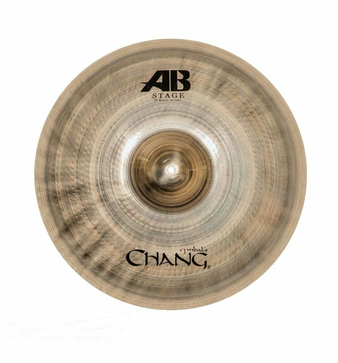 Тарелка креш 16 Chang Cymbals AB Stage Medium Thin Crash, B20 ручная ковка