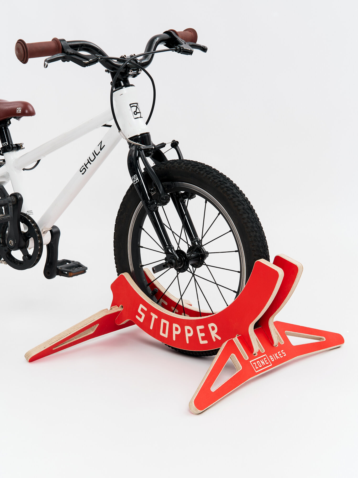 Велопарковка и подставка для велосипеда 14-20 Красная