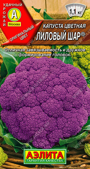 Капуста цветная Лиловый шар