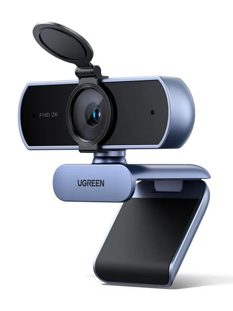 Веб-камера UGREEN CM717 (25442) 2K HD 1080P Webcam Серый RU