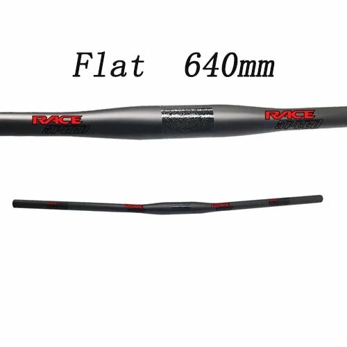 Руль RACE SPEED T1000 MTB, flat 640mm, черный