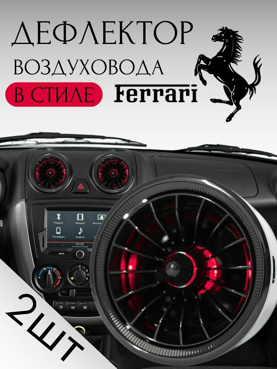 Дефлектор воздуховода Лада Гранта FL, Калина, Ларгус, тюнинг в стиле, АМГ / AMG, Некст