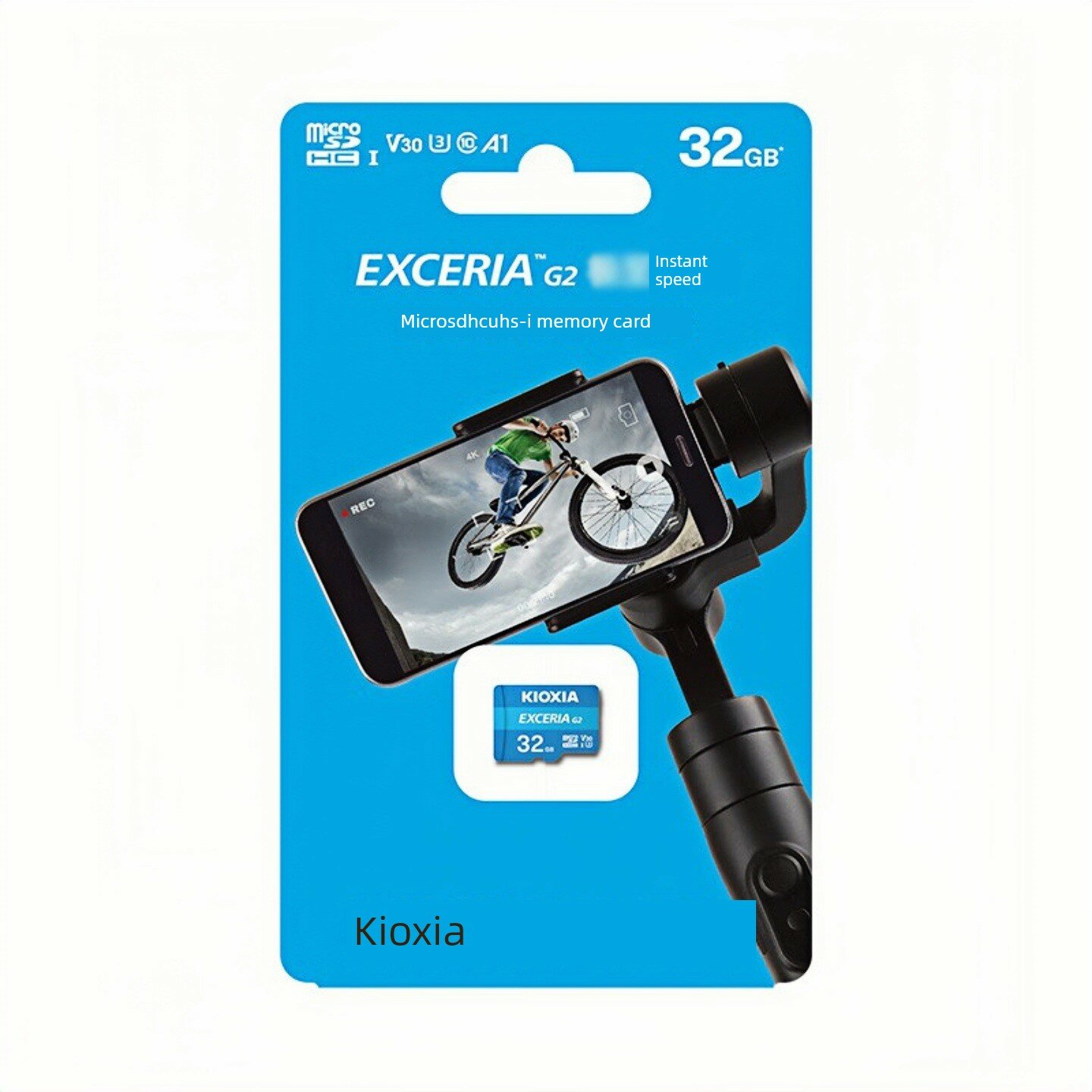 Карты памяти Kioxia TF32G microSD U3 C10 для 4K видеорегистратора и камер безопасности с защитным чехлом