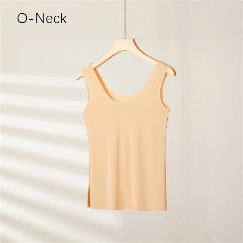 Бесшовный жилет NURRASA O-Neck, K Nude, XL