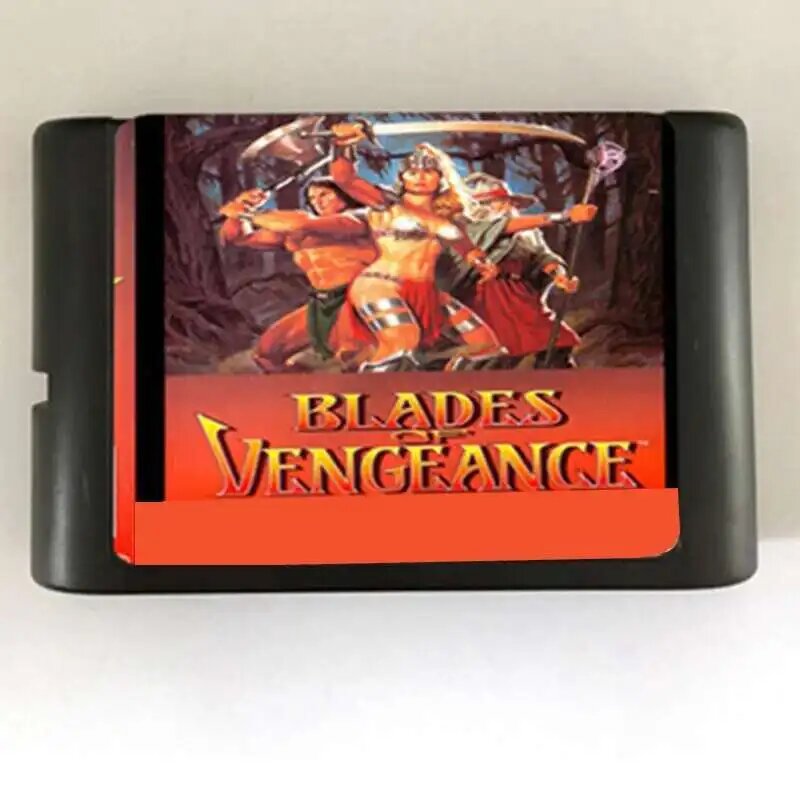 Игровая карта Blades Of Vengeance, 16-битная тележка MD для Sega Mega Drive для Genesis, бесплатная доставка