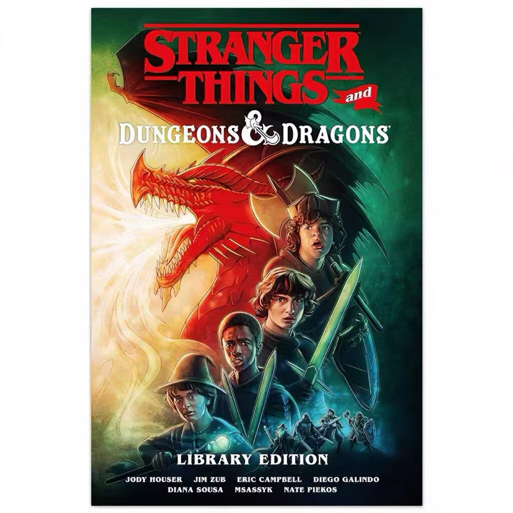 Английский комикс Stranger Things and Dungeons & Dragons | Кроссовер сериала и настольной ролевой игры