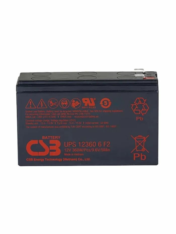 Батарея CSB UPS123606 12В 6.9Ач