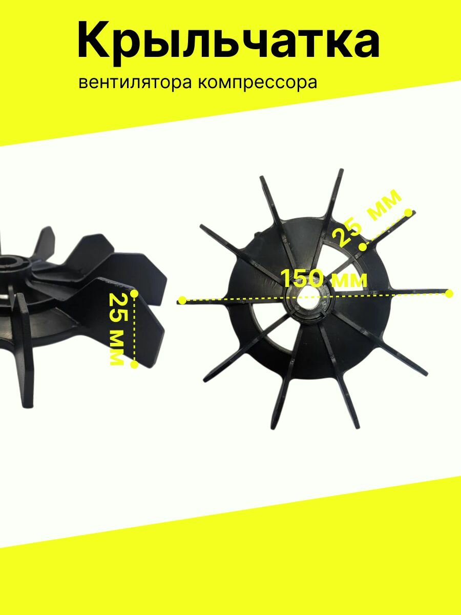 Крыльчатка вентилятора компрессор