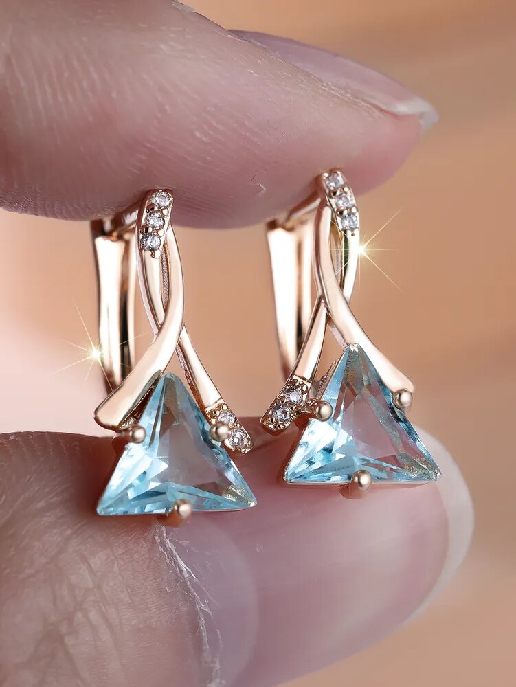 Серьги, фианит