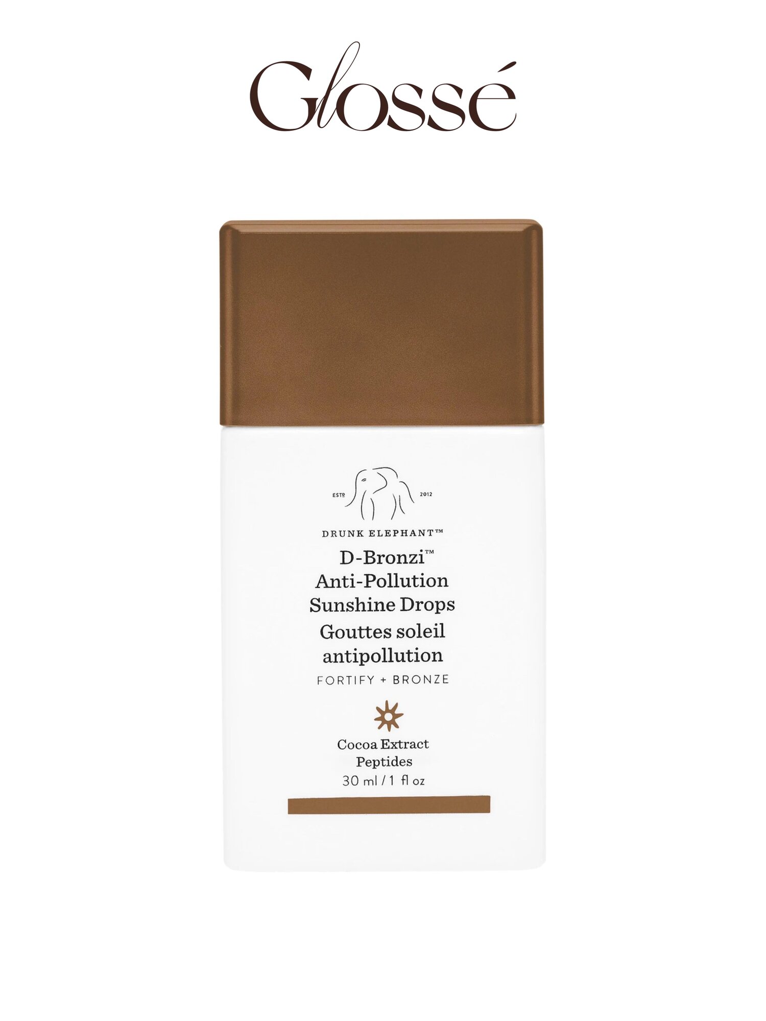 Drunk Elephant бронзирующие капли D-Bronzi™ Bronzing Drops with Peptides, 30 мл.