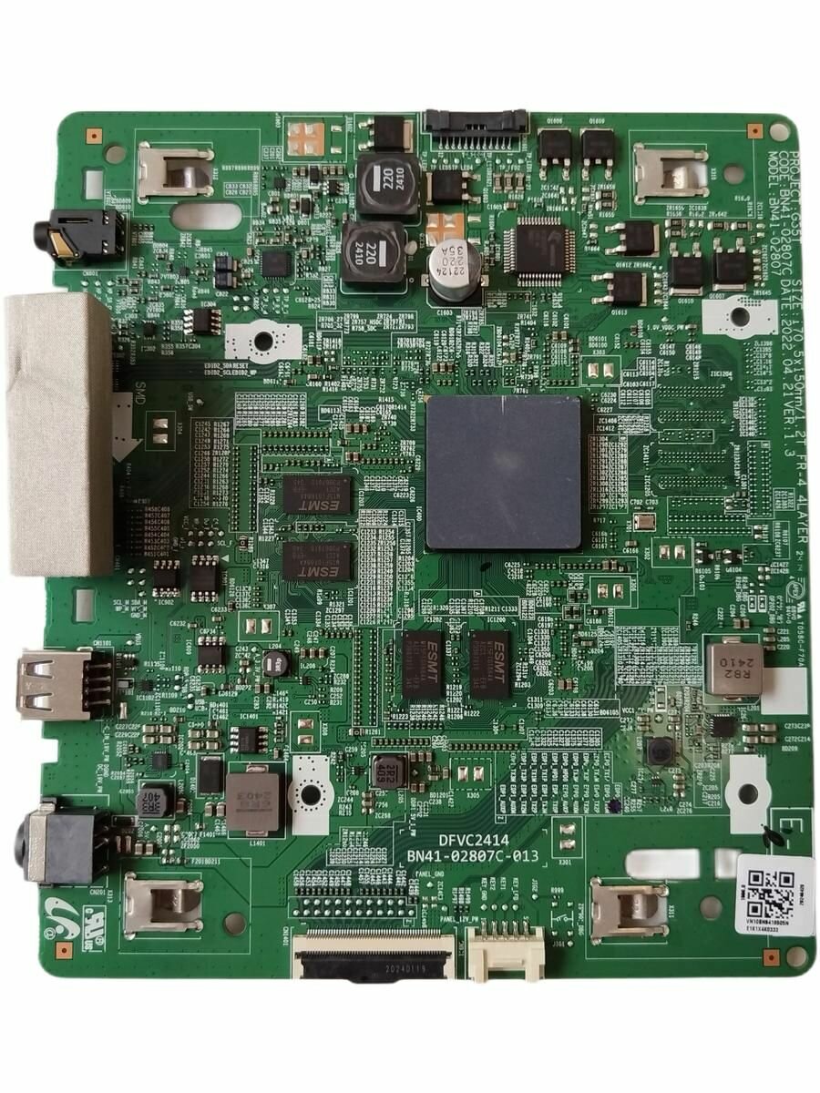 Плата основная (BN41-02807C-OB), для монитора SAMSUNG C34655TWWI