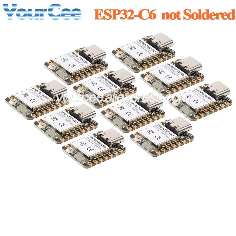 ESP32C6 Wireless Development Board, 10шт, Бежевый