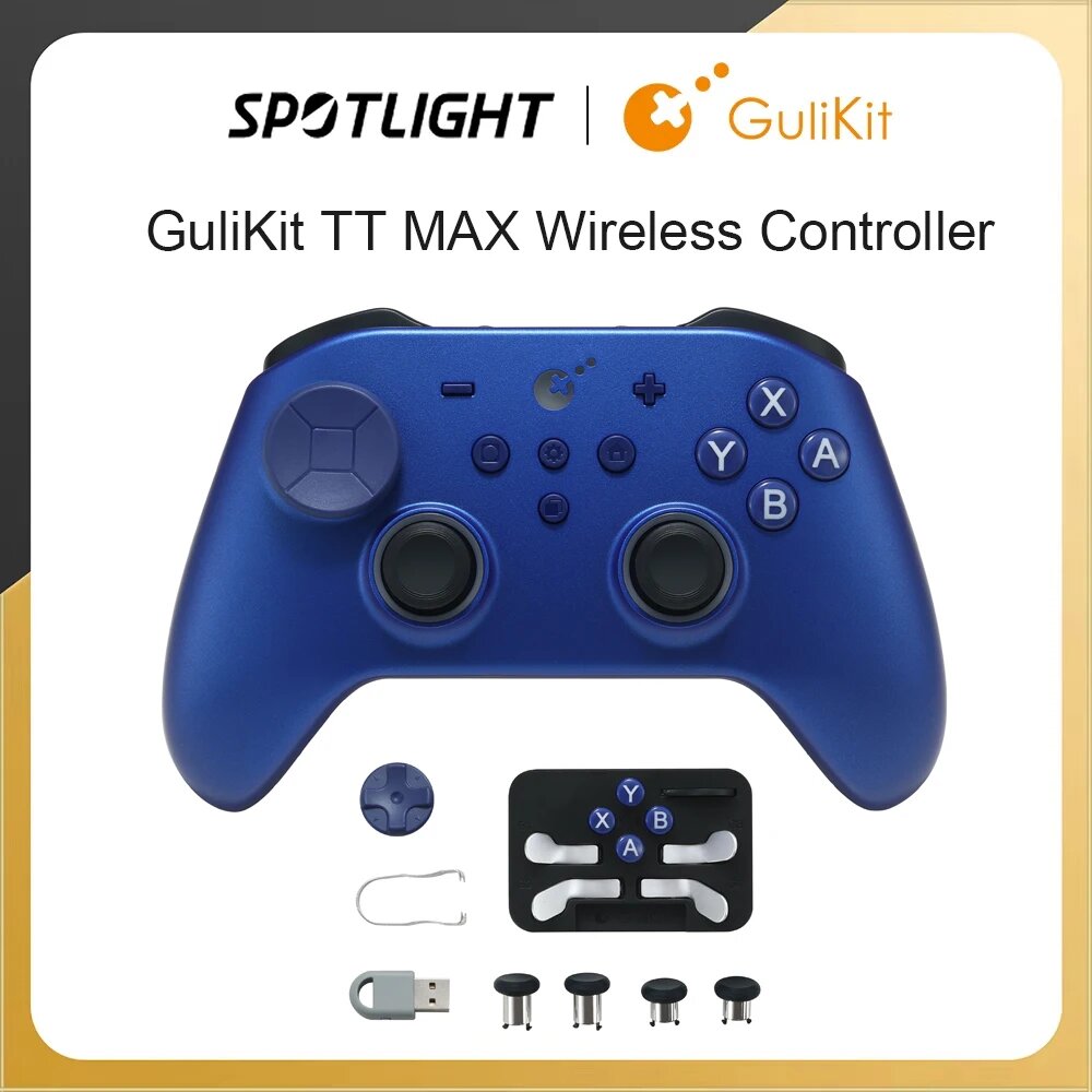 GuliKit TT MAX Blue беспроводной геймпад для Switch/ПК/Android/iOS
