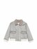 Куртка Eleventy Shearling-collar zip-up jacket, размер 16 лет, серый/синий/голуб...