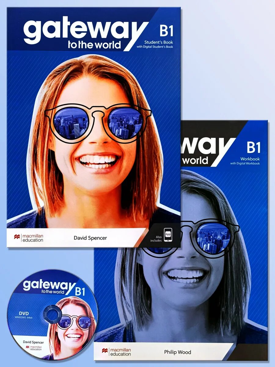 Gateway to the world B1, комплект ( Student's Book, Workbook + CD )