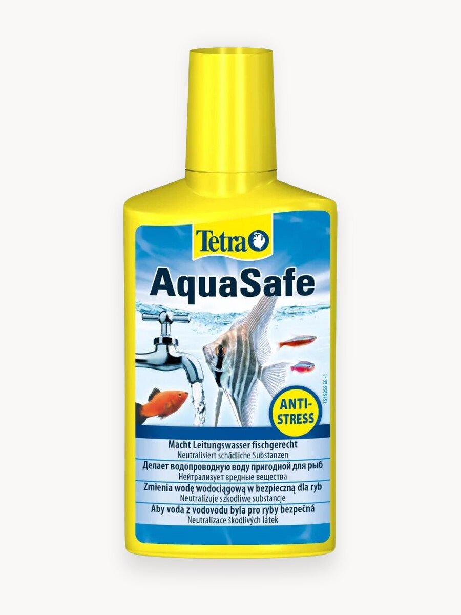 Кондиционер для аквариума Tetra AquaSafe (Аквасейф), 100мл, подготовка воды