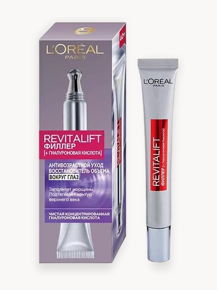Филлер для кожи вокруг глаз `LOREAL` REVITALIFT против морщин, 15 мл